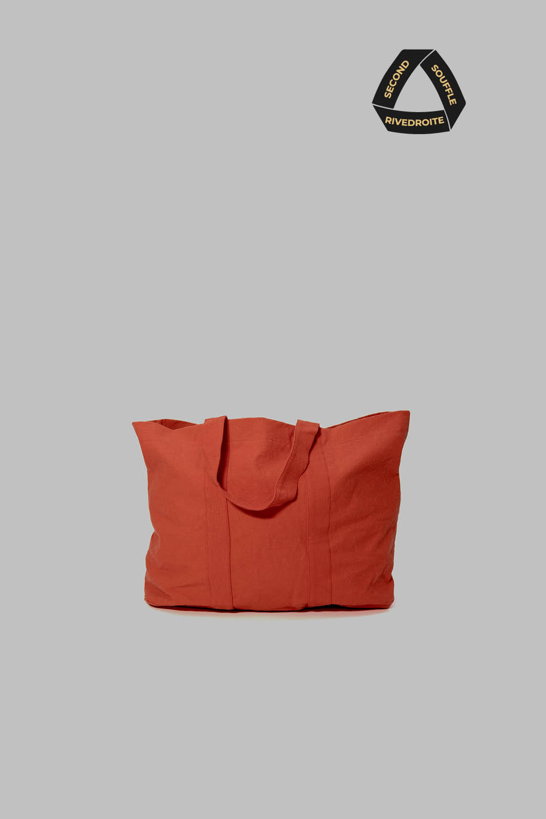 Marcel the tote bag - Recycled cotton Red born to be alive – Rivedroite ...