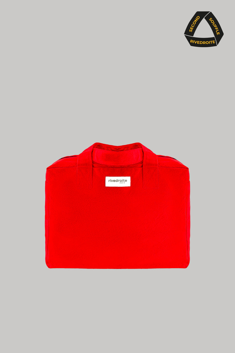 SECOND SOUFFLE｜Célestins le sac 24 heures - Polycoton Recyclé Rouge Po ...